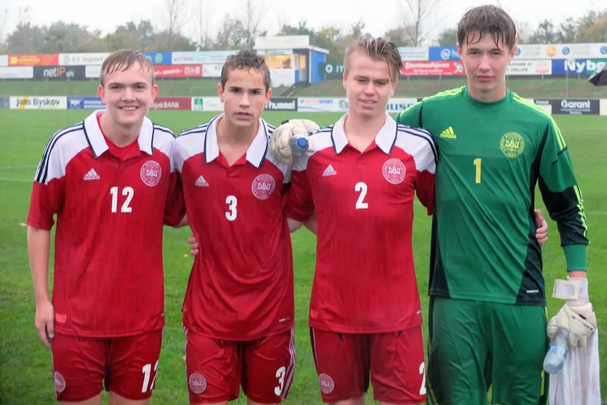 Brøndby udgør 1/4 af U16-landsholdet